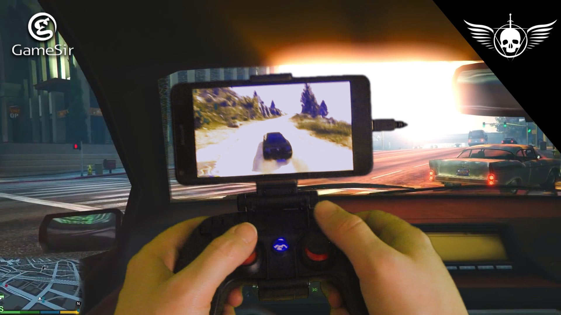 Playing GTA V in Grand Theft Auto V | GAMESIR Gamepad (AD) – GameSir